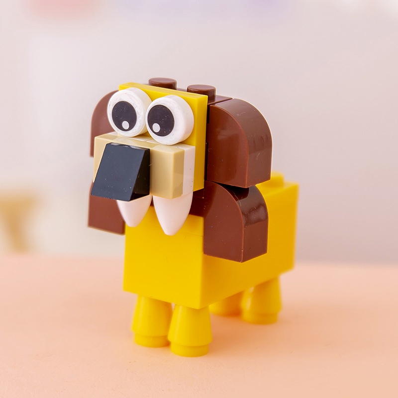 Lego Sharpener Kids DIY Puzzle Pencil Sharpener Lion Toucan Giraffe ...