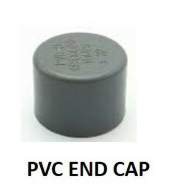 💥READY STOCK💥 PVC Fitting Plastic End Cap Joint Paip Plastik Cap ...