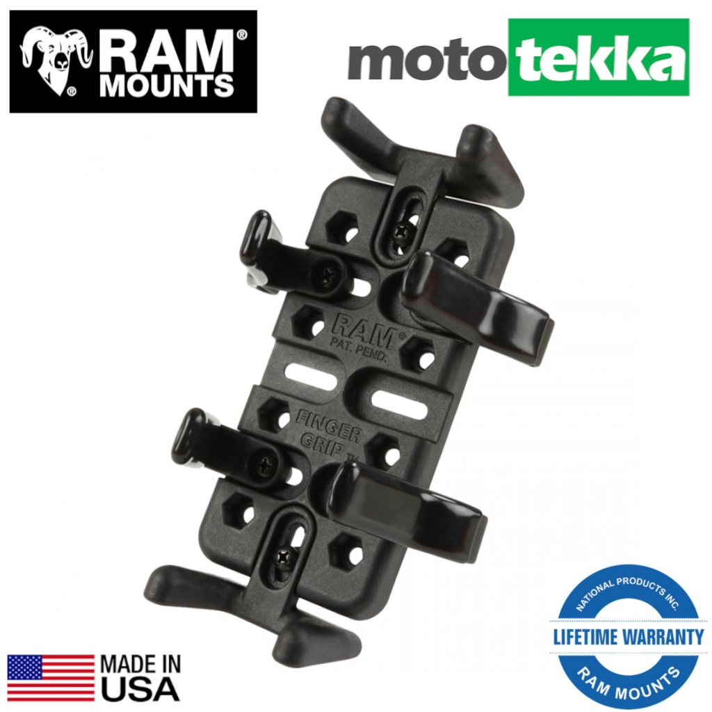 RAM Mounts Finger-Grip Universal GPS and Radio Holder Garmin (RAM-HOL ...