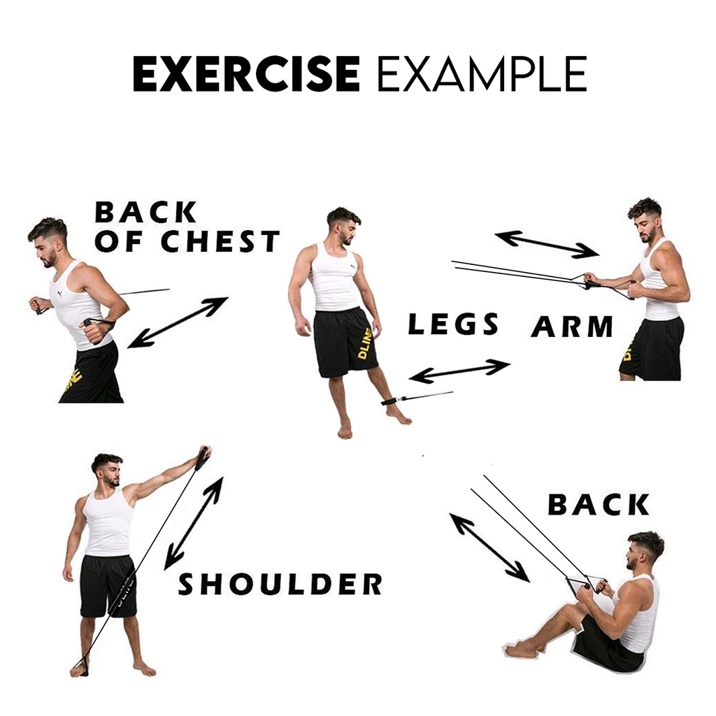 Vigor Fitness Resistance Yoga Pilate Single Exercise Band / Band ...