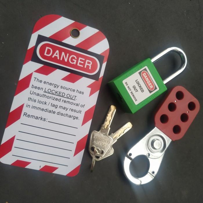 Lockout TAGOUT KIT with Hasps, Loto Tags, Red Safety Padlocks ...