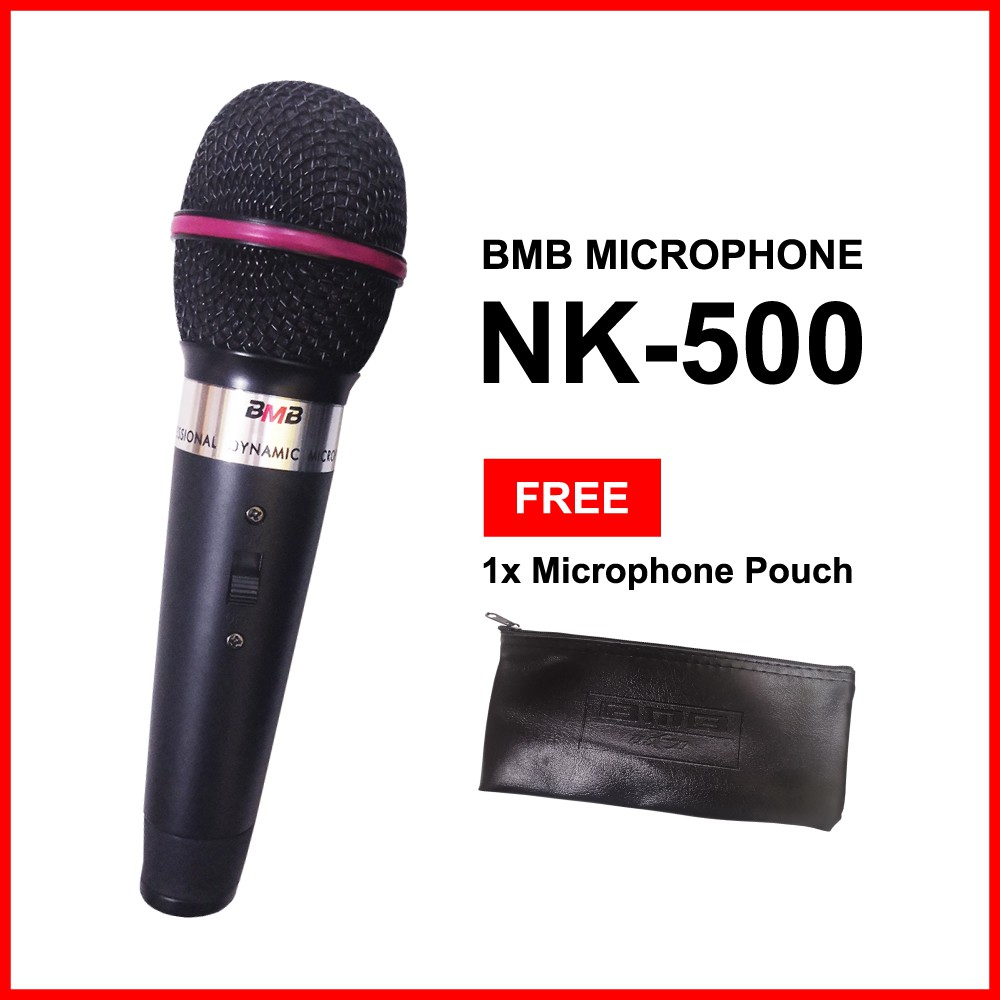 BMB Dynamic Microphone NK-500 | Shopee Malaysia