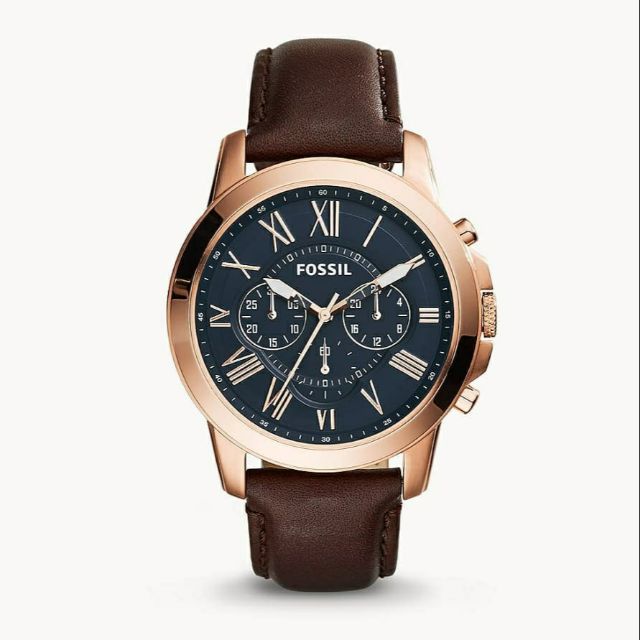 Fossil FS5068 Grant Brown Leather watch (2Yr Warranty) | Shopee Malaysia
