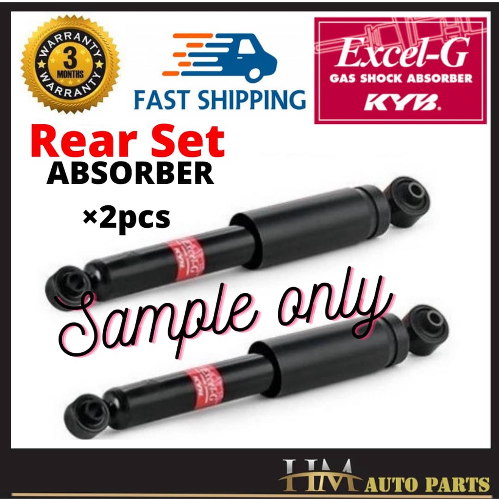PROTON PERSONA & GEN 2 (1SET 2PCS) REAR SHOCK ABSORBER (GAS) KAYABA ...