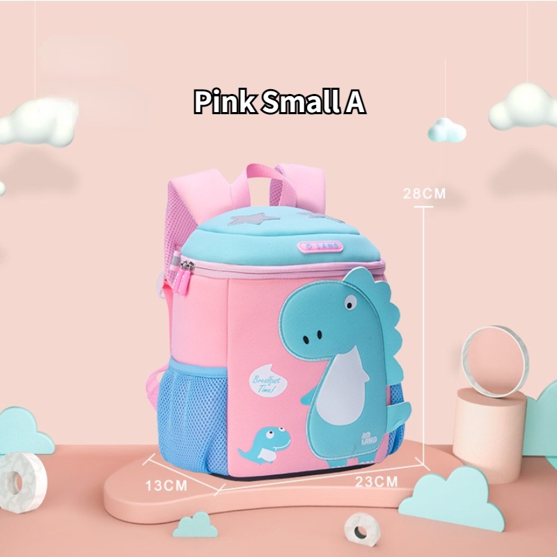 Girls Boys Cute Dinosaur Backpacks In Kindergarten Children Anti Loss ...