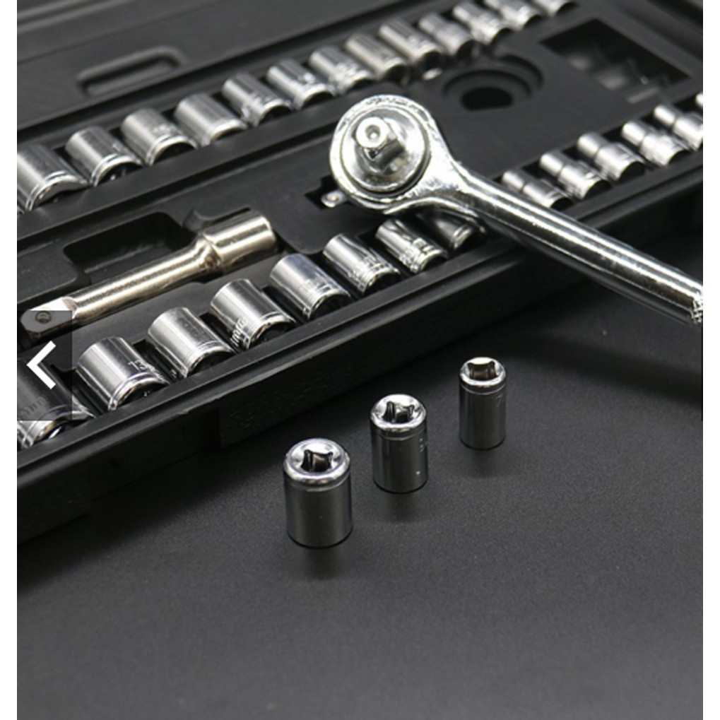 🔥READYSTOK🔥Spanar TOOLS 40PCS RATCHET BOX SOCKET SET BOX SET SPANNER ...