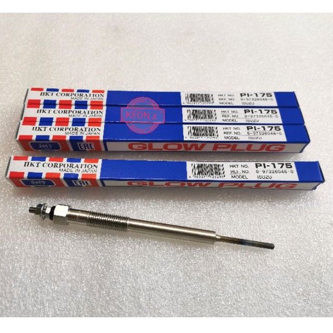 HKT Heater Glow Plug for Isuzu D-Max (4JJ1,4JH1) 4pc/1set | Shopee Malaysia