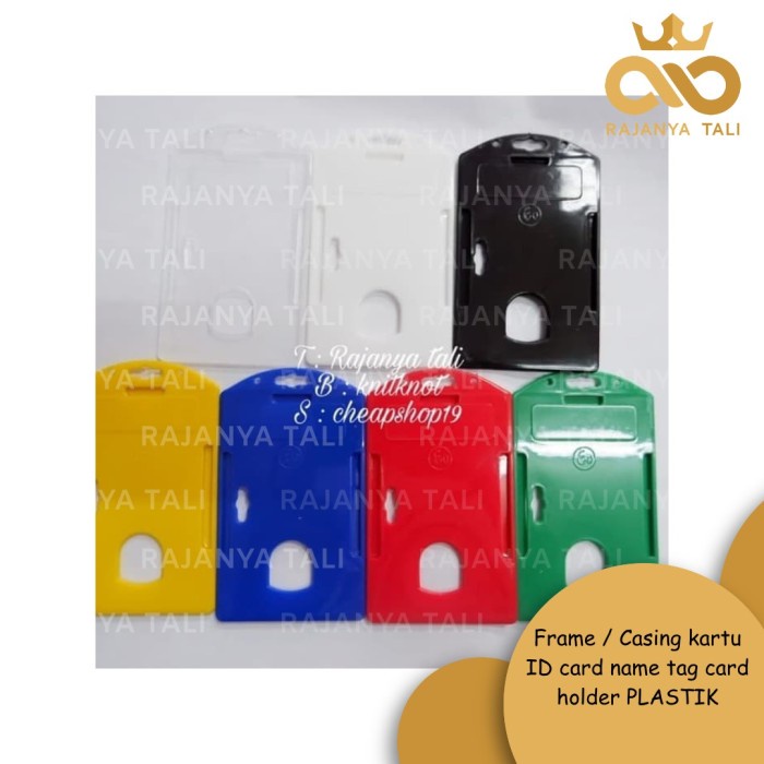 Frame / ID card Casing name tag card holder PLASTIC Psbb | Shopee Malaysia