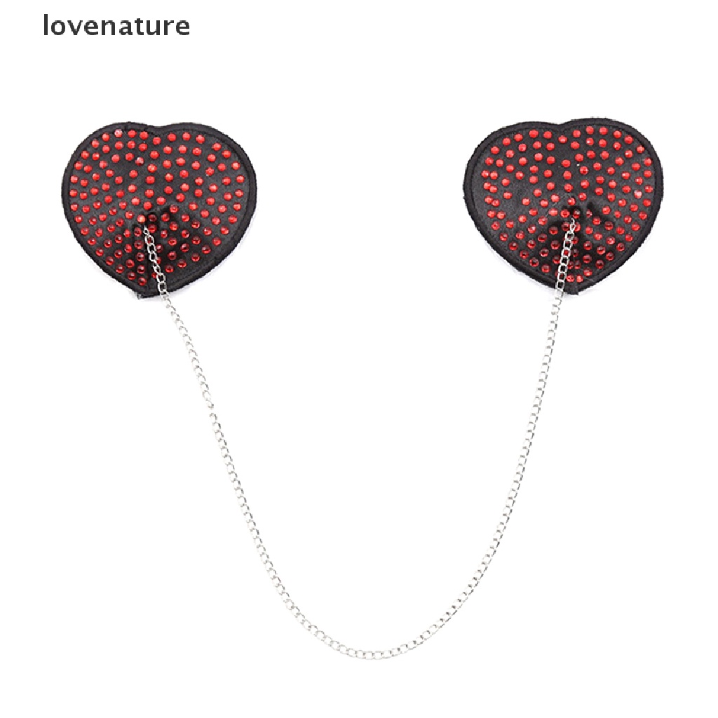 Sexy Pasties Stickers Lingerie Sequin Heart Shape Tassel Breast Bra ...