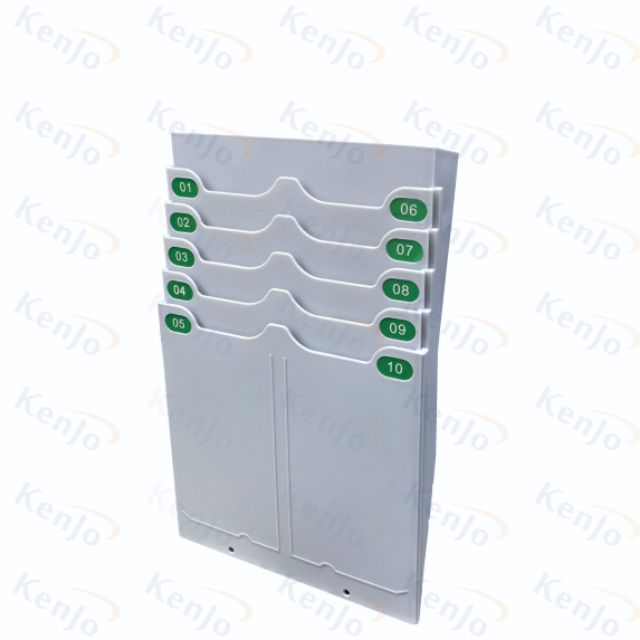 10 Slot Punch Card Rack / Punch Card Holder / Time Recorder Rack 10 ...