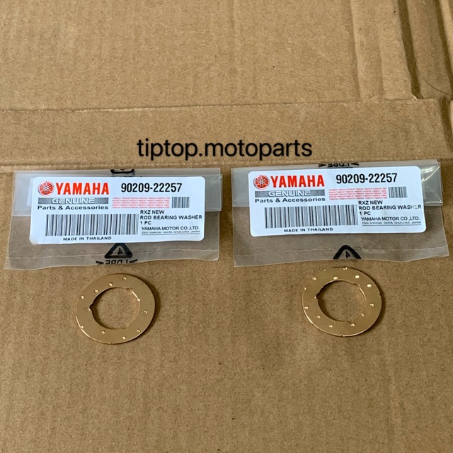 YAMAHA RXZ/Y125Z CONNECTING ROD WASHER SET COPPER THAI YAMAHA | Shopee ...