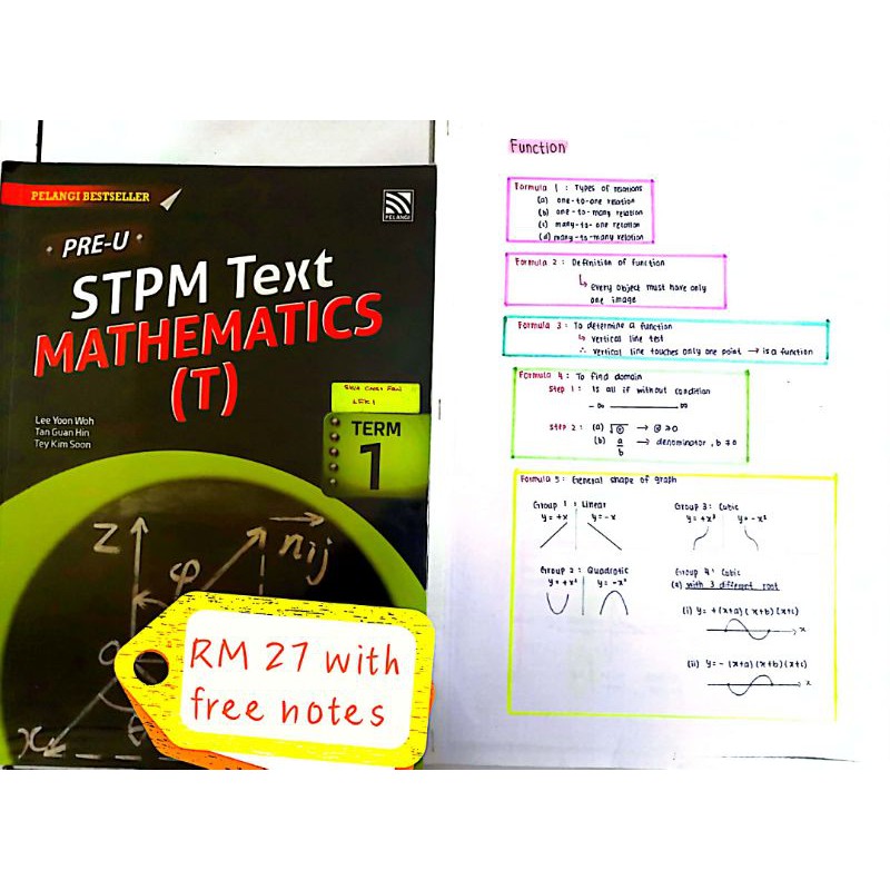 Pelangi STPM TEXT 1st Term ( Mathematics T) | Shopee Malaysia
