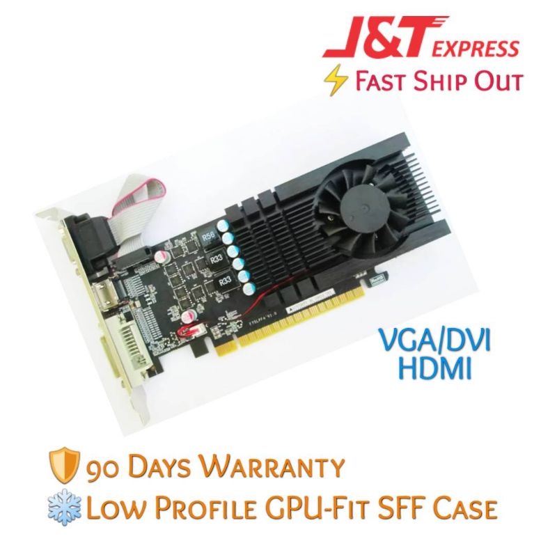 Low Profile SFF GTX 750ti 2GB GTX750ti DDR5 128bit HDMI DVI LP Small ...