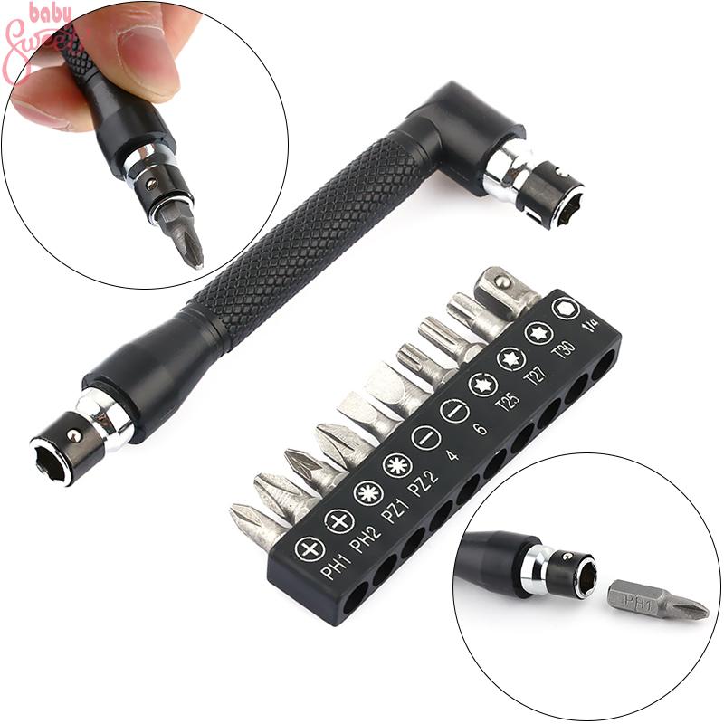 Wrench Bits Mini 11pcs L-Shape Screwdriver Supplies Nutdrivers Durable ...