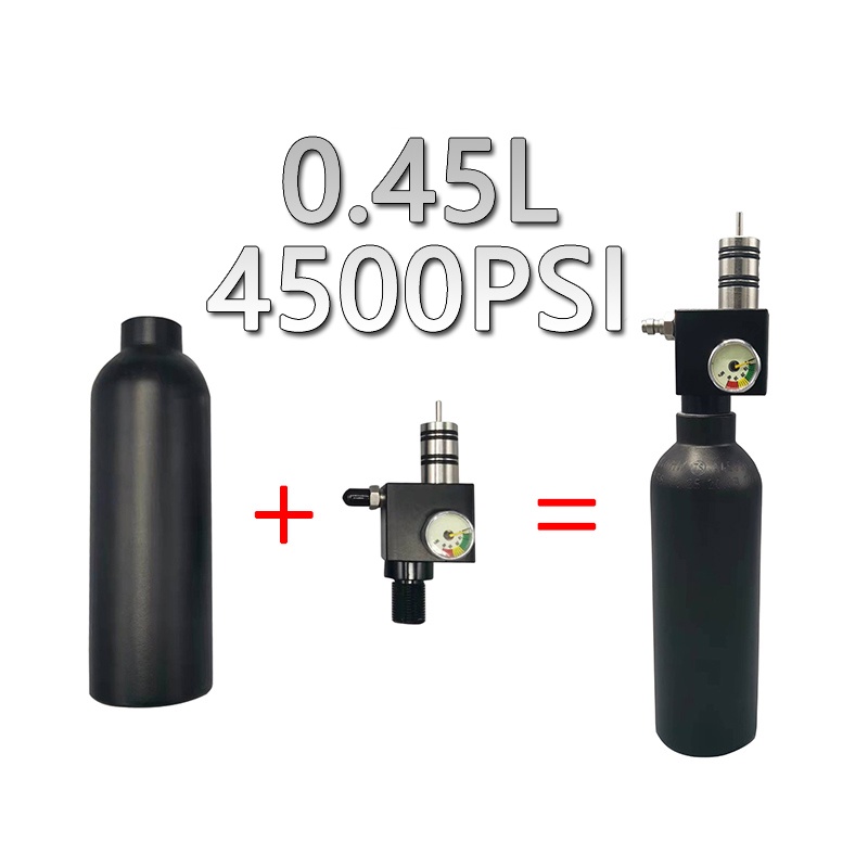 Air Tank All-in-One Explosion-proof 4500Psi PCP Cylinder High Pressure ...