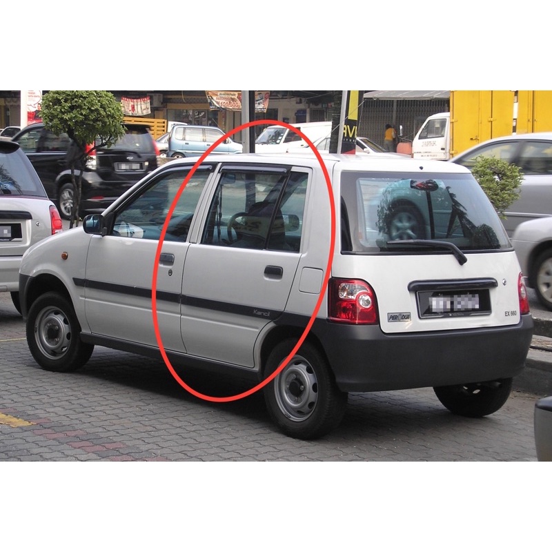Perodua Kancil (1994-2009) (Petak / Bulat) Front Rear Door Rubber ...