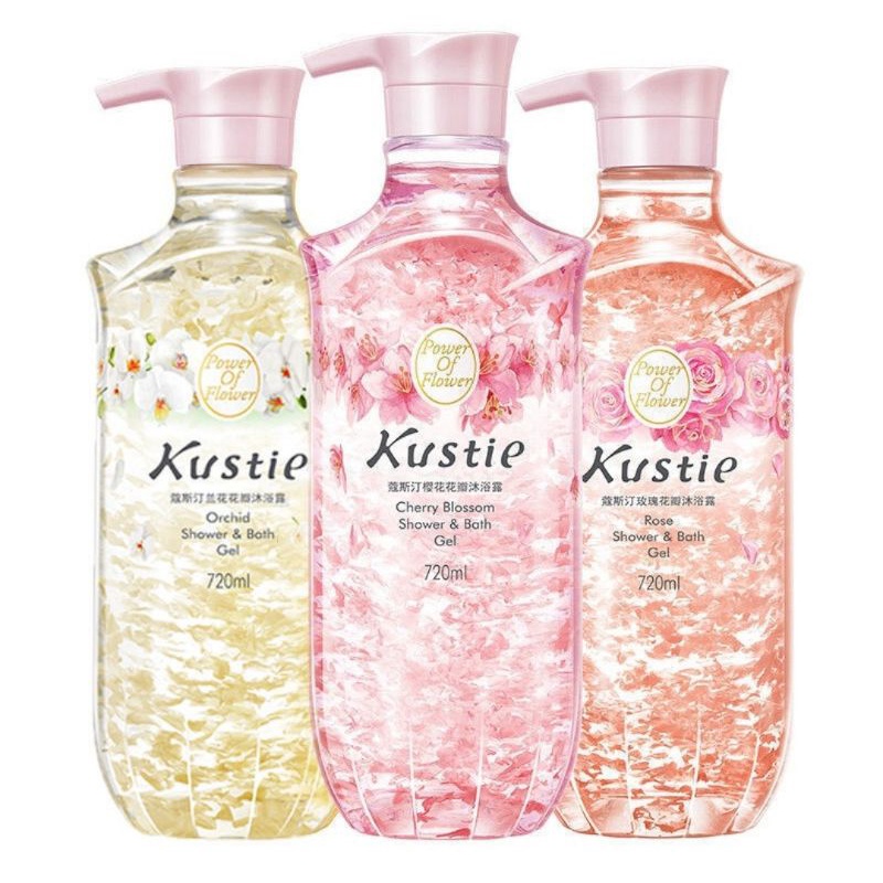 NEW KUSTIE🌸 Fresh Flowers Petal Shower Gel for Men and Women Long ...