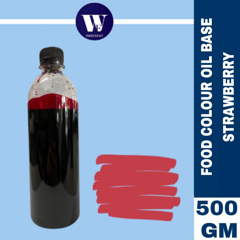 [500GM] OIL SOLUBLE FOOD COLOUR STRAWBERRY | OIL BASE COLOURING ...