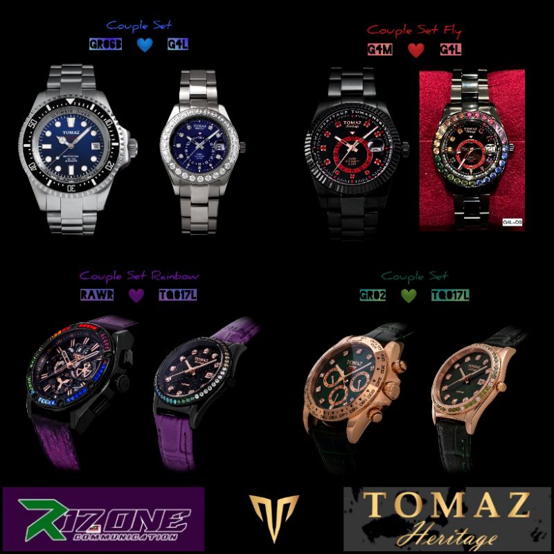 TOMAZ Couple Set Watches / Limited Edition / All Series / New ...