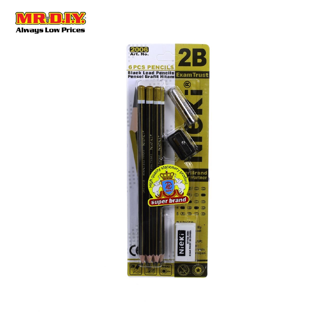 NIEKI 2B Pencils Set | Shopee Malaysia