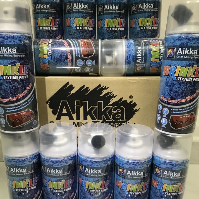 AIKKA Wrinkle Texture Paint™WK01-WK24™400ml aerosol can~Cat Menggerutu ...