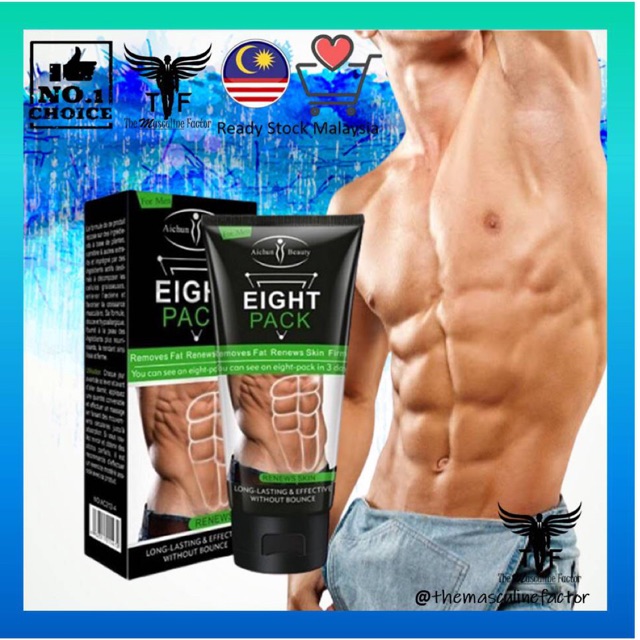 🔥Ready Stock🔥 Eight Pack Men Fat Muscle Renews Burn Firms Skin | Shopee ...
