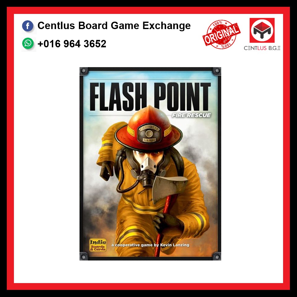 [Centlus] Flash Point: Fire Rescue Board Game (2nd Edition) | Shopee Malaysia