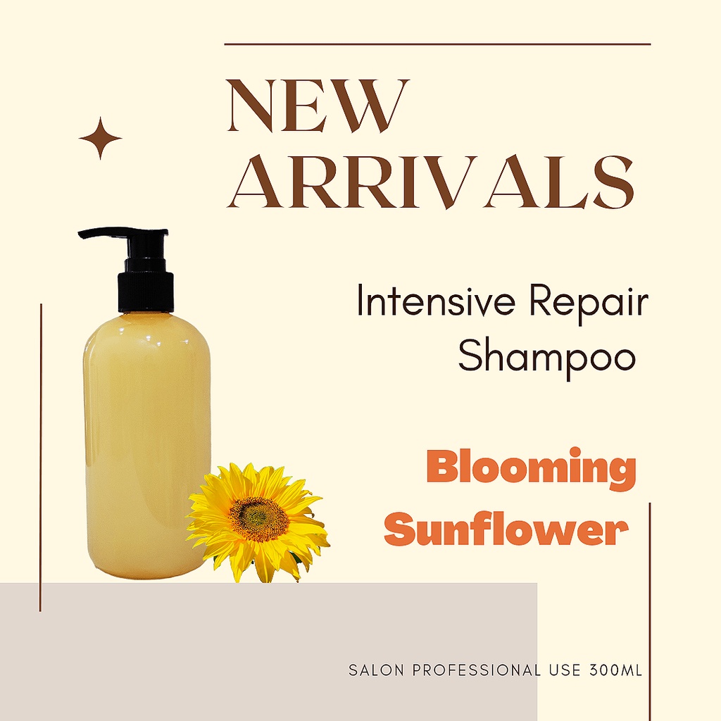 Borong Intensive Repair Sunflower Scent Shampoo OEM Buat Jenama Sendiri ...