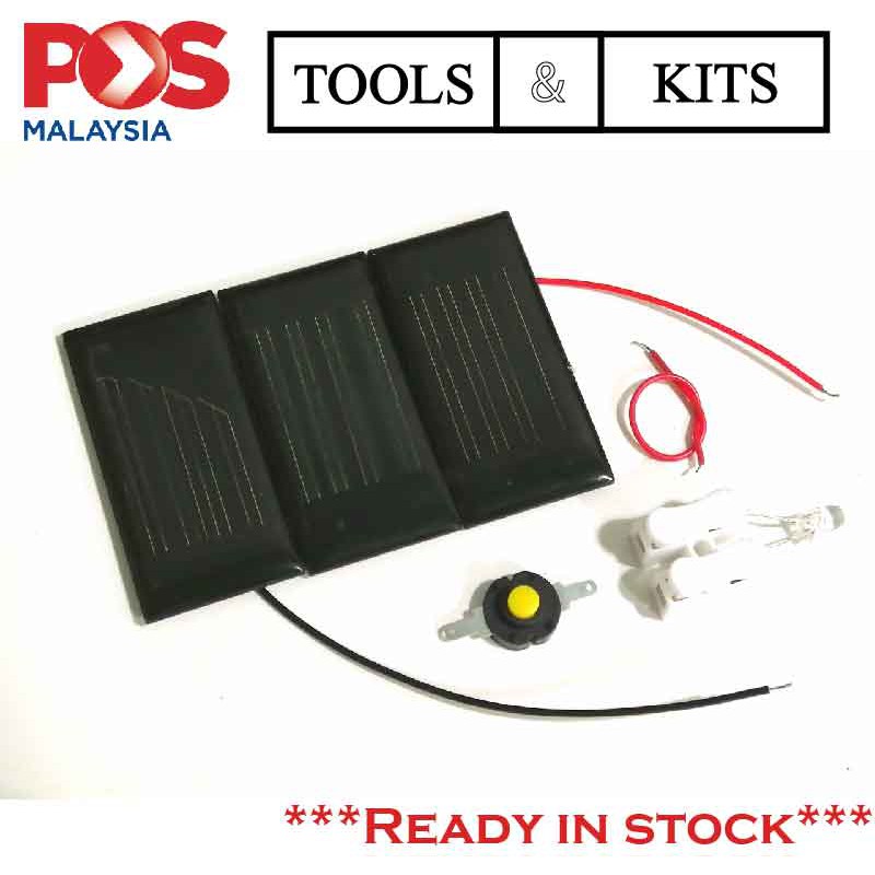 Solar LED Light using Series Circuit of 1V Solar Panel DIY School RBT ...