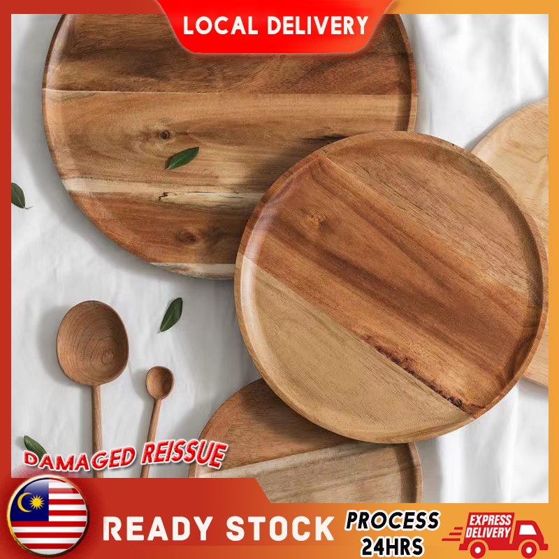 Acacia Wooden Tray Solid Wood Tray Rectangular Wooden Tray Japanese Tea ...