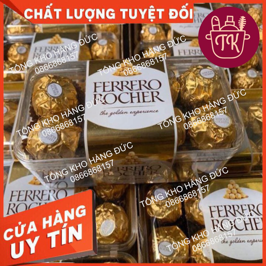 Ferrero Rocher chocolate 16 pieces 200g Germany | Shopee Malaysia