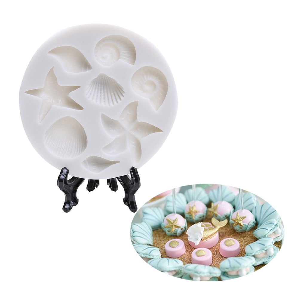 Seashell Silicone Cake Mould Soap Mould Tools Decor Craft Mould for ...