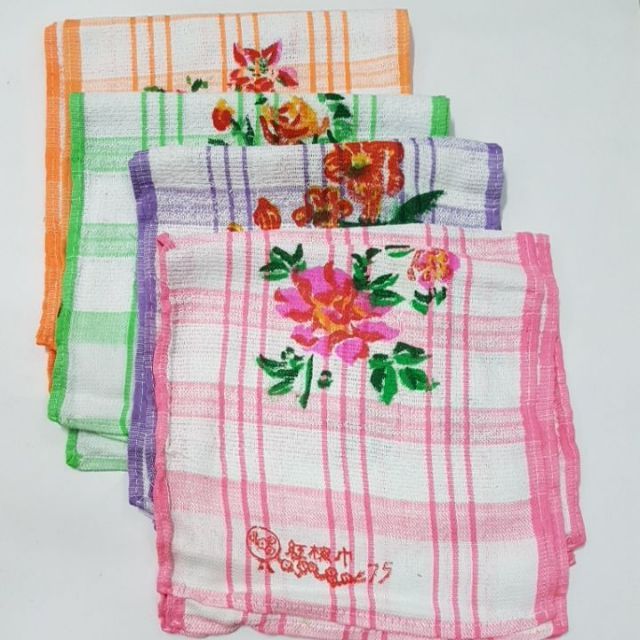 🇲🇾READY STOCK🇲🇾12pcs/ 75 face tower 紅梅巾 tuala muka /face towel/tuala ...