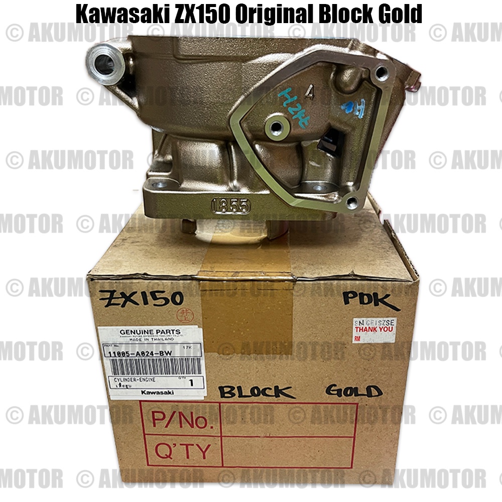 Kawasaki Zx150 Block Original GOLD ZX150 KRR150 Block RR150 Blok ...