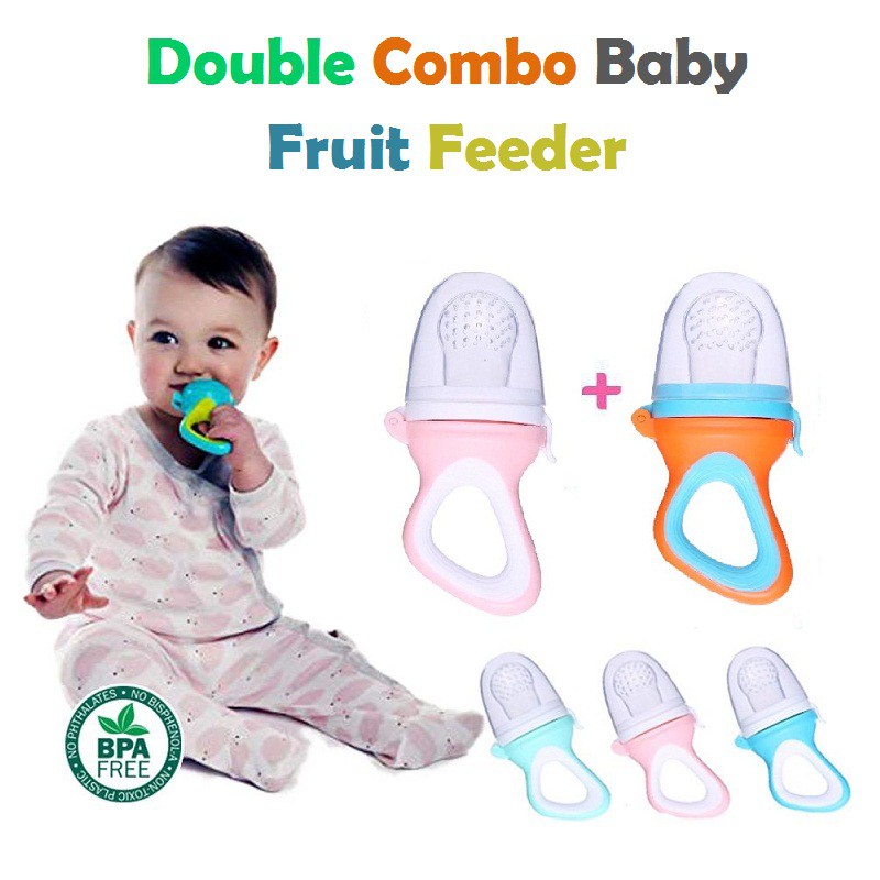 Baby Feeder Food Fruits Feeder Pacifier Baby Fruits Nipple Puting ...