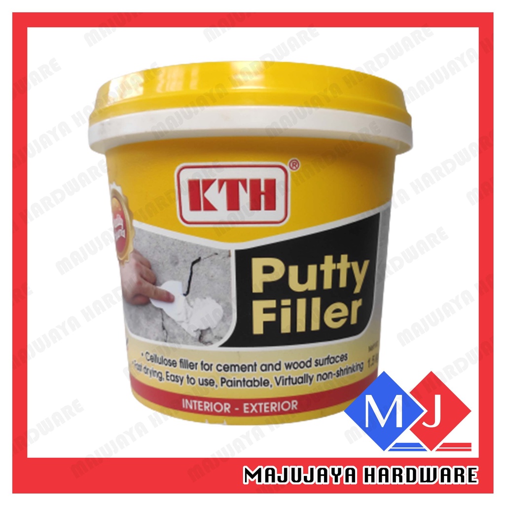 1.5kg Skim Instant Filla Wall Putty Filler For Wall Crack Gap Dempul ...
