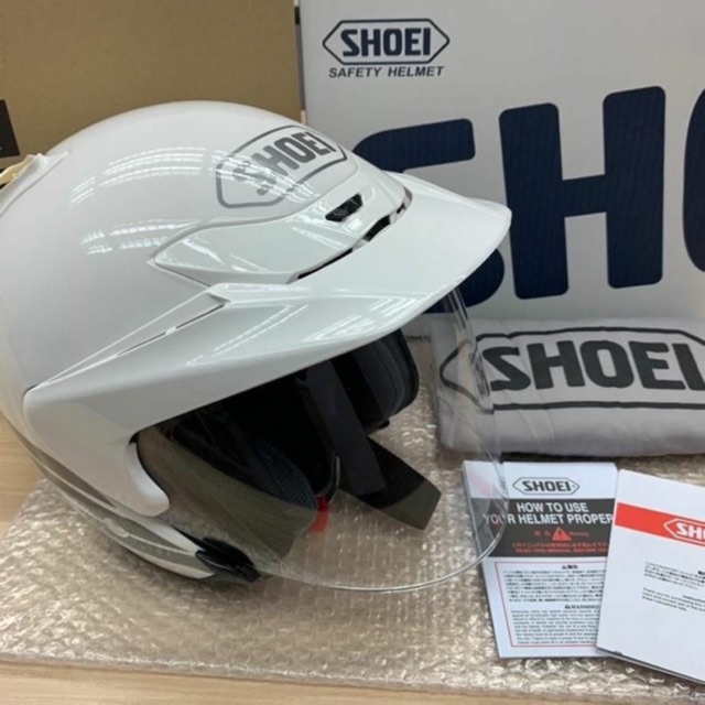 Shoei Jf2 Honda White (Free cap + Fullset) | Shopee Malaysia