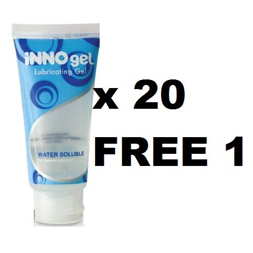 INNOGEL- WATER BASED SOLUBLE (INNO GEL) 100ml - 1 Box (10 Tubes ...