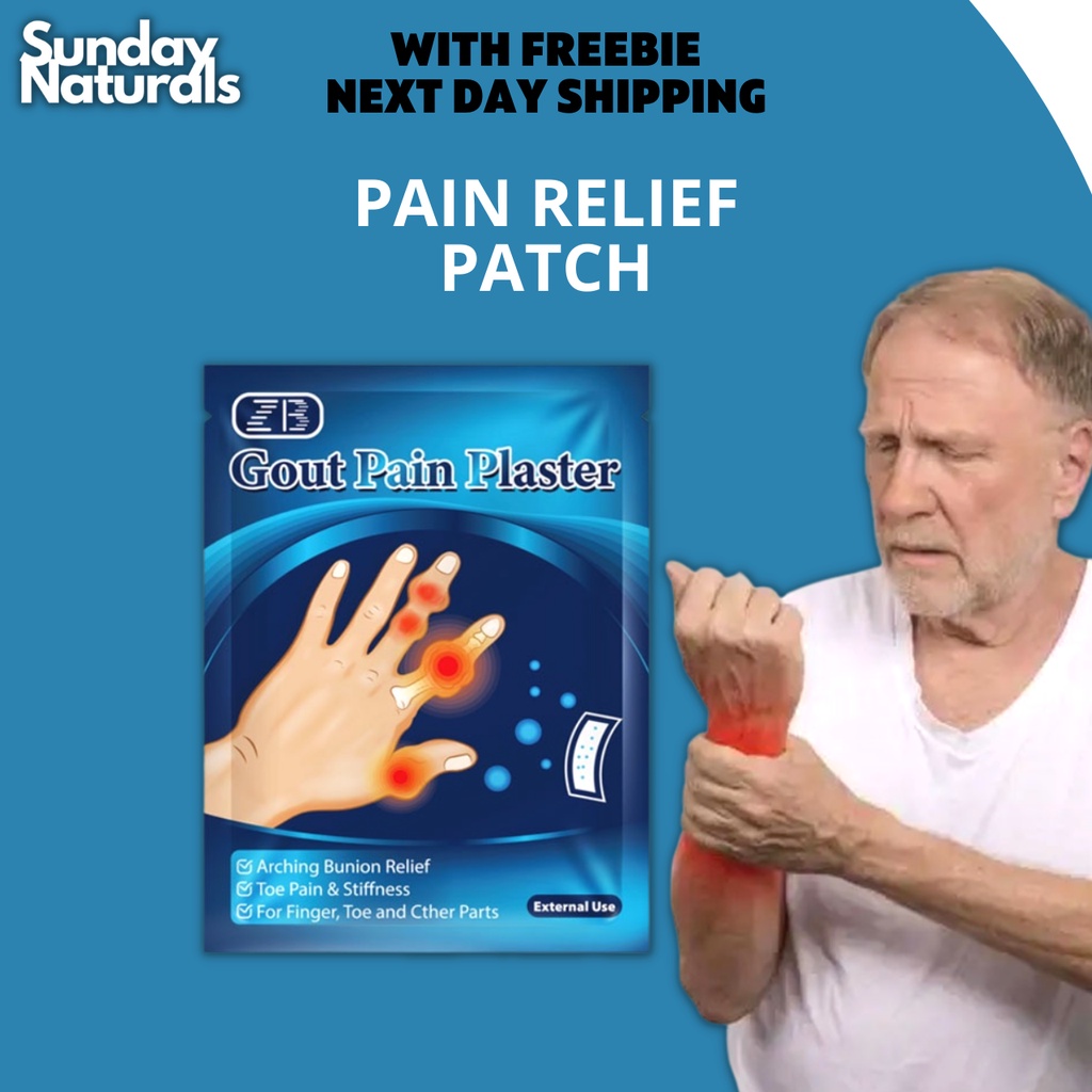 Gout Plaster Finger Toe Treatment Patches Relief Plaster (1 pack-8pcs ...