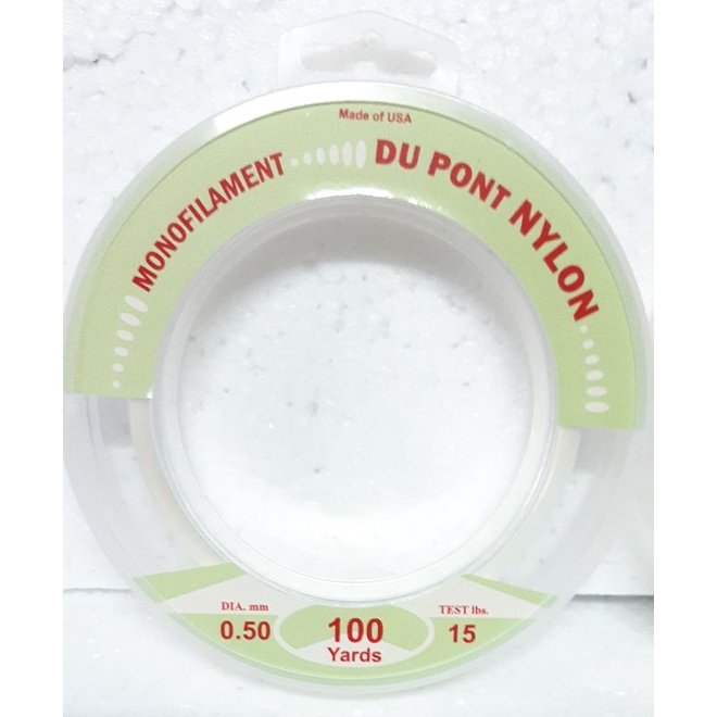 DUPONT USA NYLON MONOFILAMENT 100YDS | Shopee Malaysia