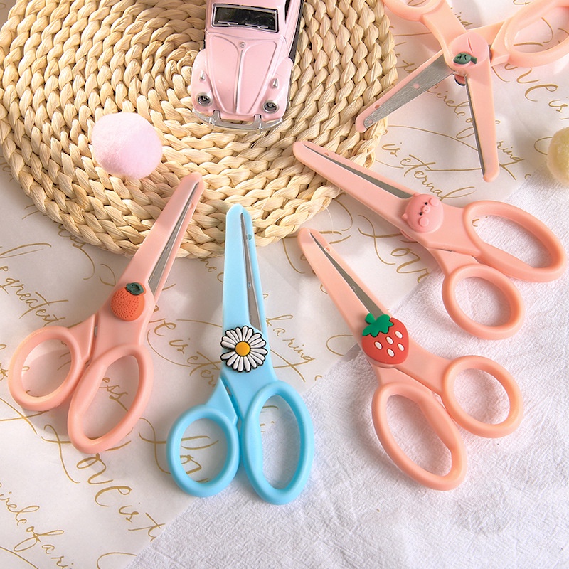 Cute Cartoon Scissors Student Scissors Office Stationery Scissors ...