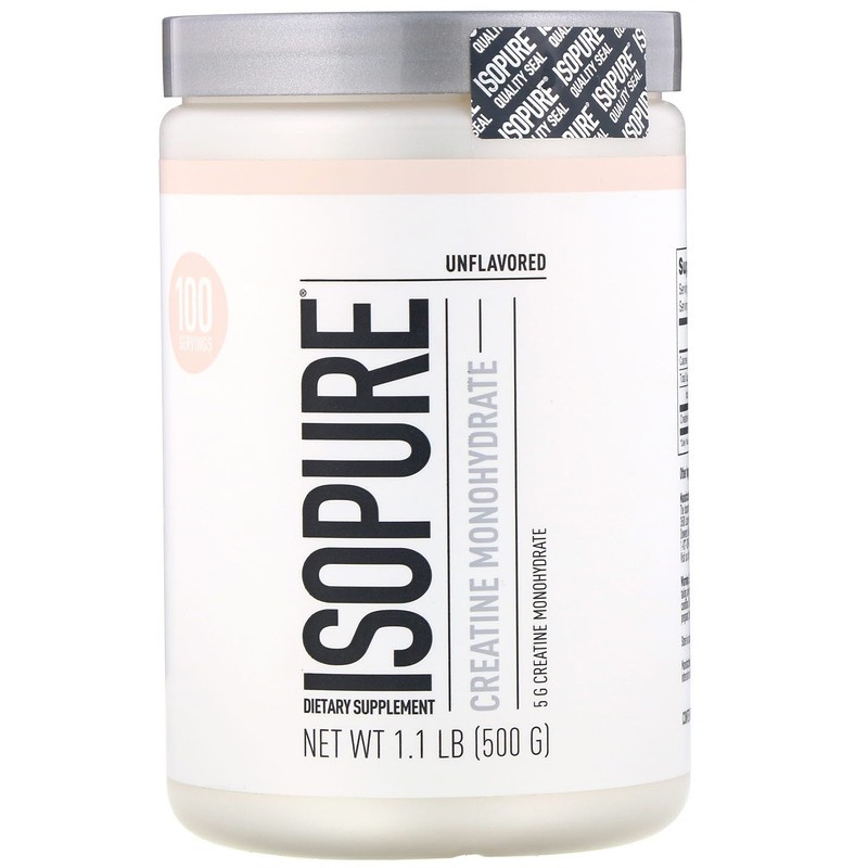 Isopure, Creatine Monohydrate, Unflavored, 1.1 lb (500 g) | Shopee Malaysia
