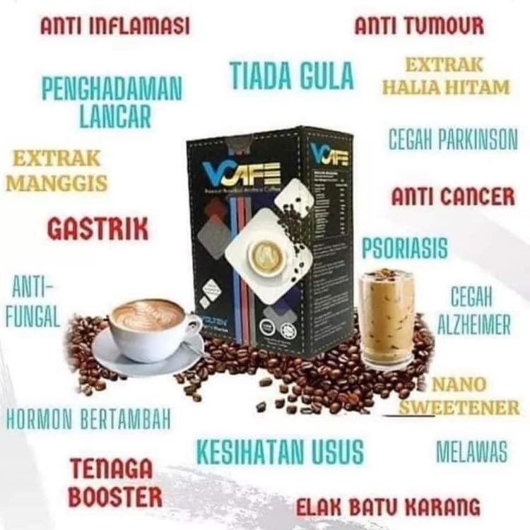 💥OFFER LIMITED TIME🔥READY STOCK🔥 VCAFE COFFEE 1 BOX 20 SACHETS + FREE ...