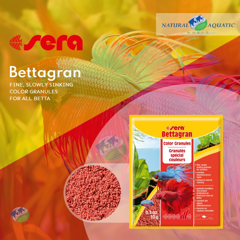 Sera Bettagran 10g Color Granules (Betta fish food) | Shopee Malaysia