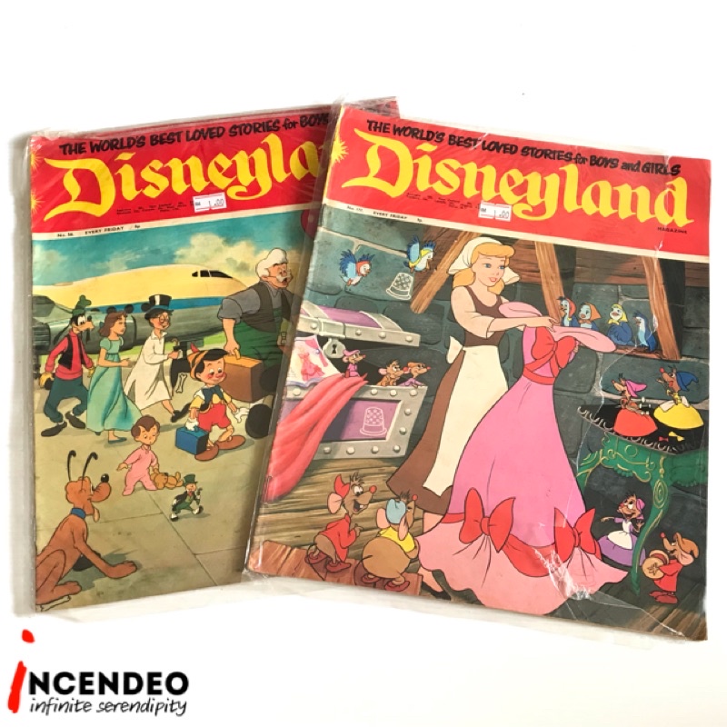 Vintage 1970s Disneyland No. 56 & 177 Comic Magazines (2 Books ...