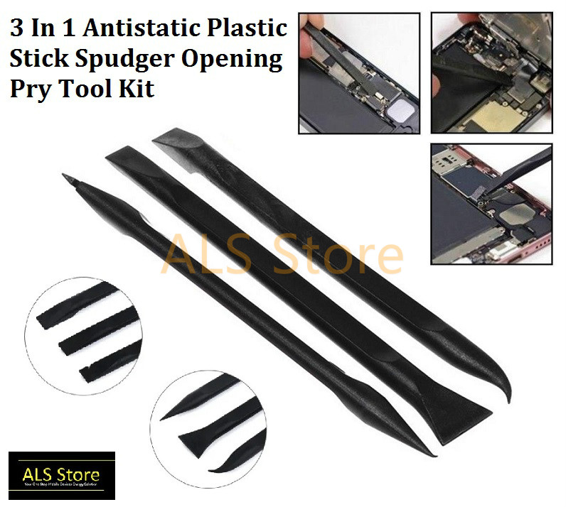 3 In 1 Anti-static Plastic Spudger Pry Bar for Mobile Phone Tablet ...