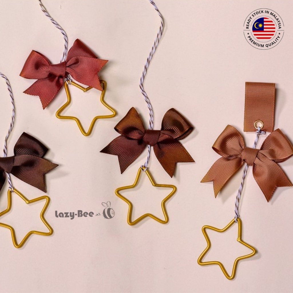 LAZY BEE 5 meter Golden Brown Rust Copper Grosgrain Ribbon Reben Door ...