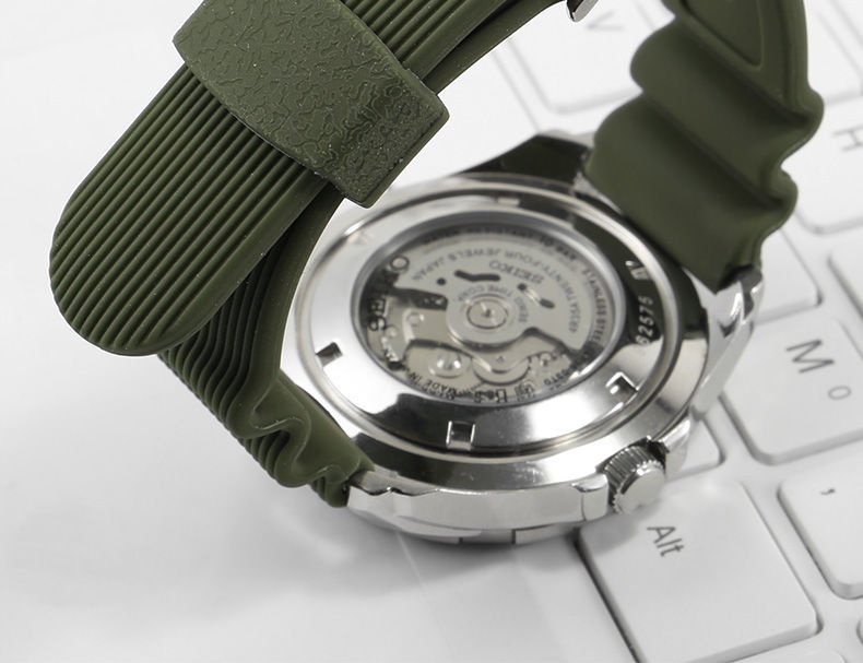 22mm Silicone Strap For SEIKO No. 5 Abalone White Canned PROSPEX Solar ...