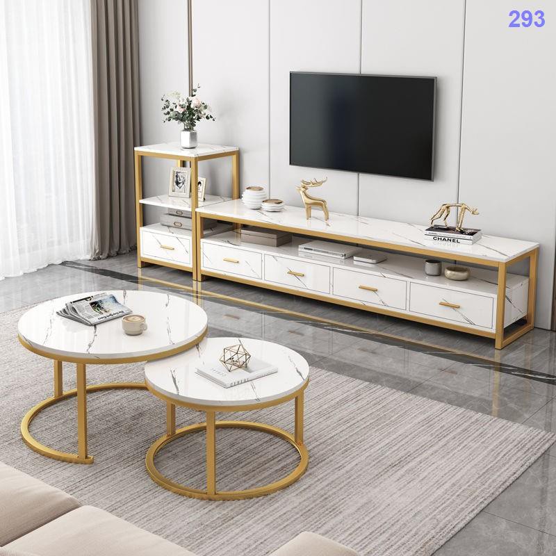 Marble tv stand and coffee table store
