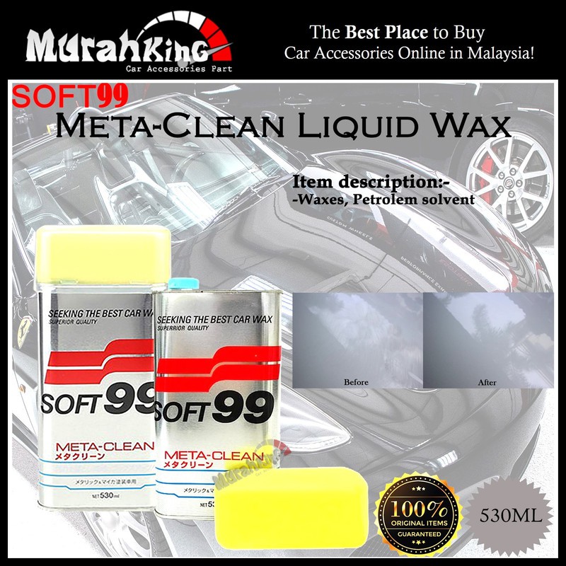 Soft 99 / Soft99 Meta - Clean Liquid Wax 530ml Soft99 Meta Clean Polish ...